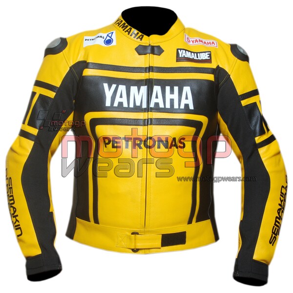 Yellow Leather Racing Jacket - Etsy