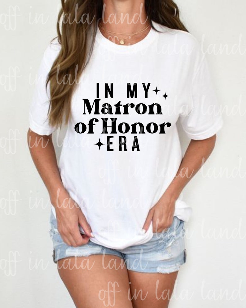 Matron of Honor Era -personal Use Only - PNG - SVG - JPG - Digital ...