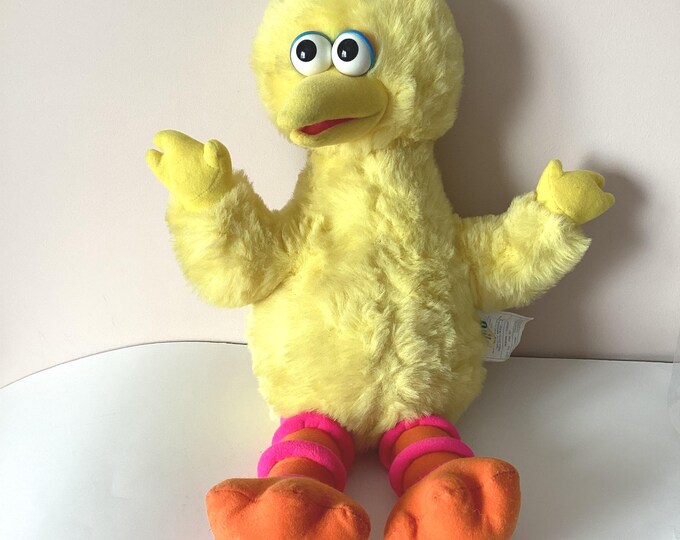Vintage Sesame Street Big Yellow Large Bird #5418 Kids TV Character ...