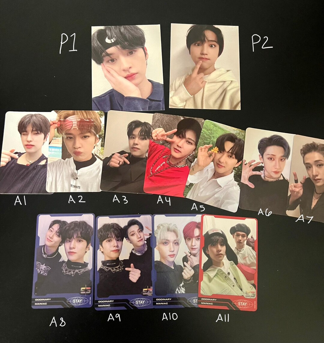 SKZ Official Photo-cards - Etsy