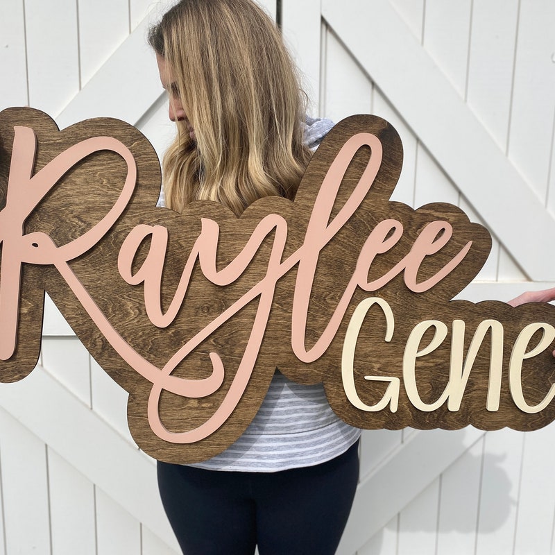 Baby Nursery Name Signs - Etsy