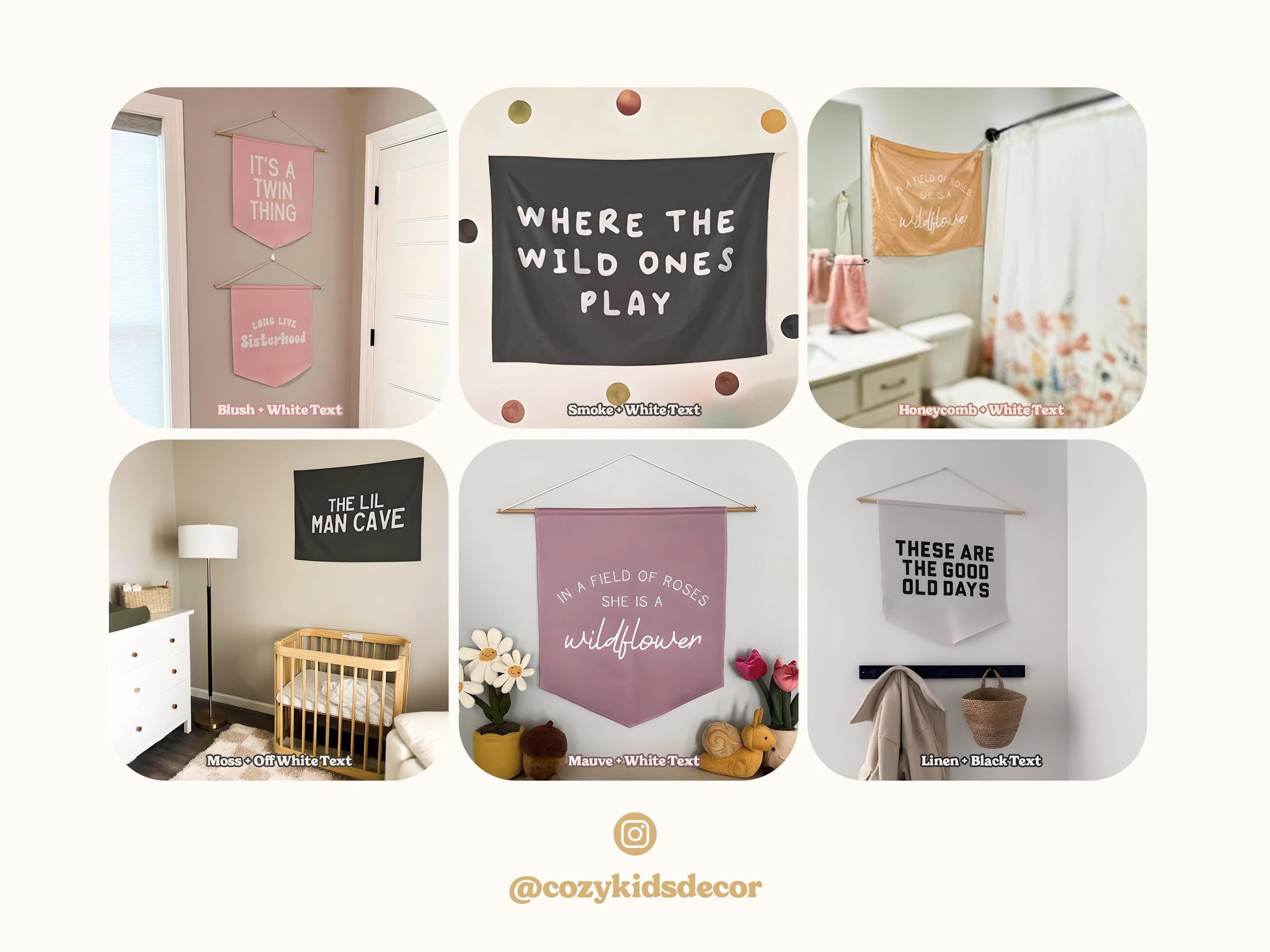 Long Live Sisterhood Banner Flag | Kids Wall Banner, Girls Room Decor ...