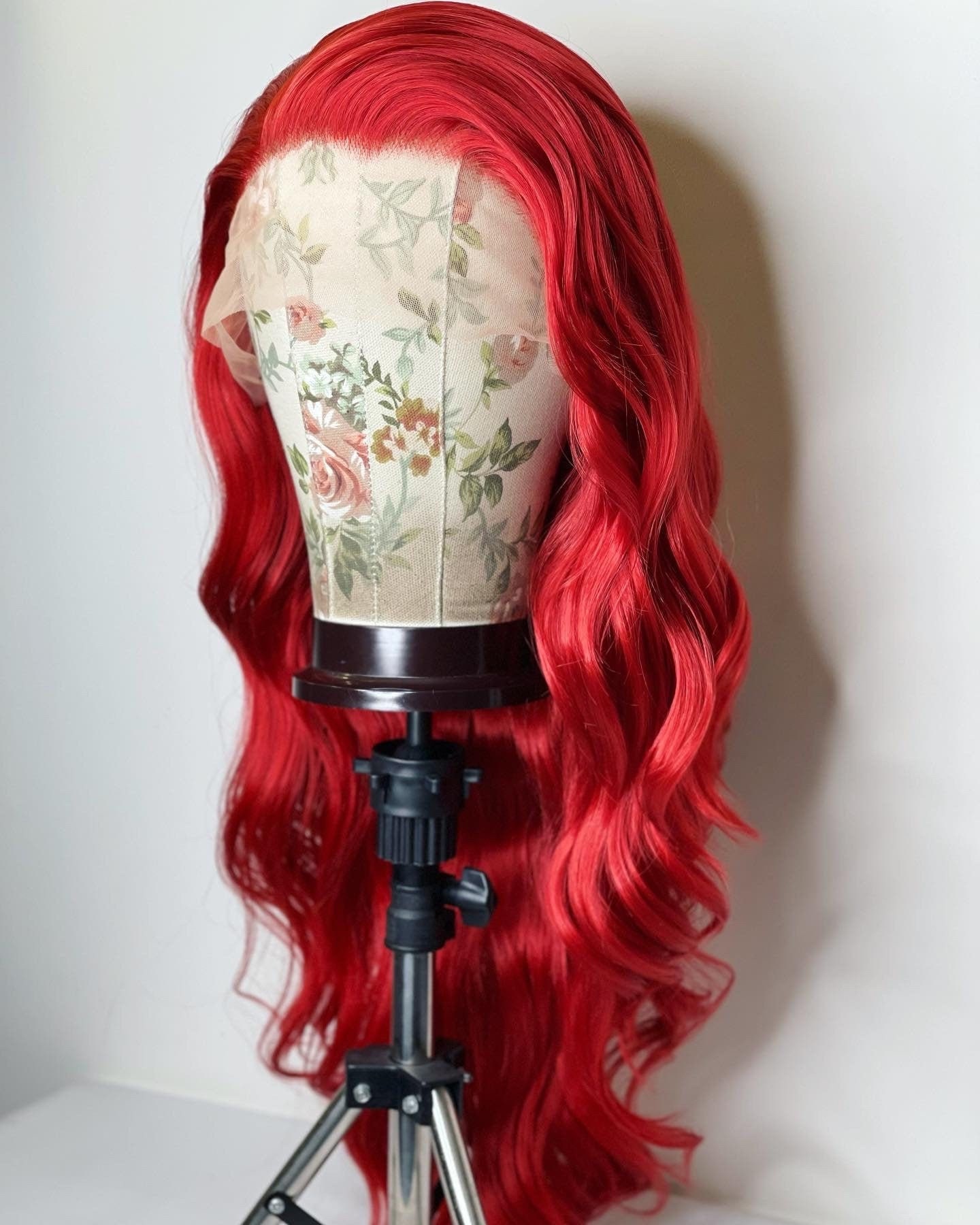 DC Aquaman Mera Inspired Remy Human Hair Wigs Wavy Lace