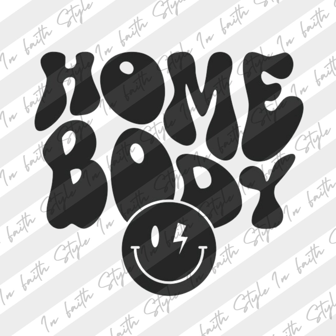 Home Body Smiley Face Digital Download PNG - Etsy