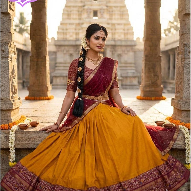 Langa Voni Lehengas - Etsy