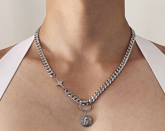 Men's Necklace Mens Jewelrynecklace for Menclavicle - Etsy