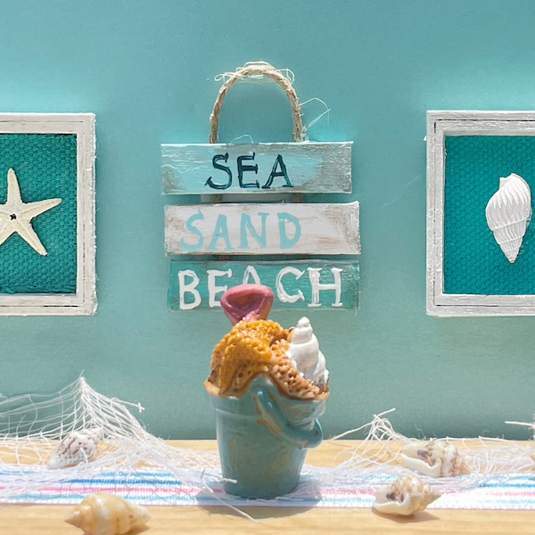 Dollhouse Miniatures Summer Wreath Etsy