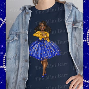 Sigma Gamma Rho Sorority Girl PNG, Blue and Gold Tutu (digital File) - Etsy