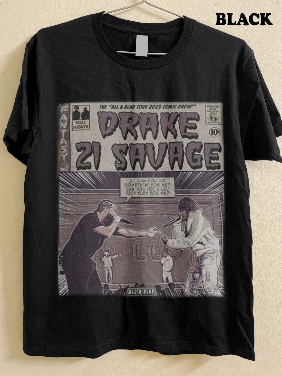 Vintage Dr Ake 21 Comic Shirt 90S Merch Book Art Savage All A Blur World Tour Sweatshirt Concert ...