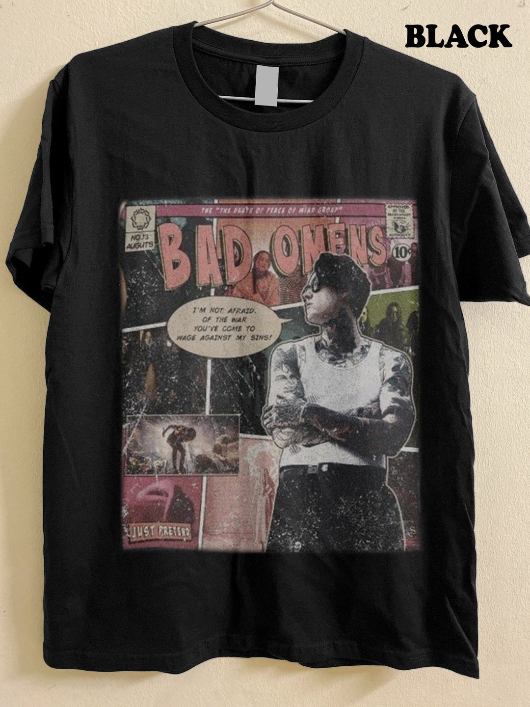 Retro Bad 0mens 90S Merch Shirt Vintage Book Art the Death 0f Peace ...