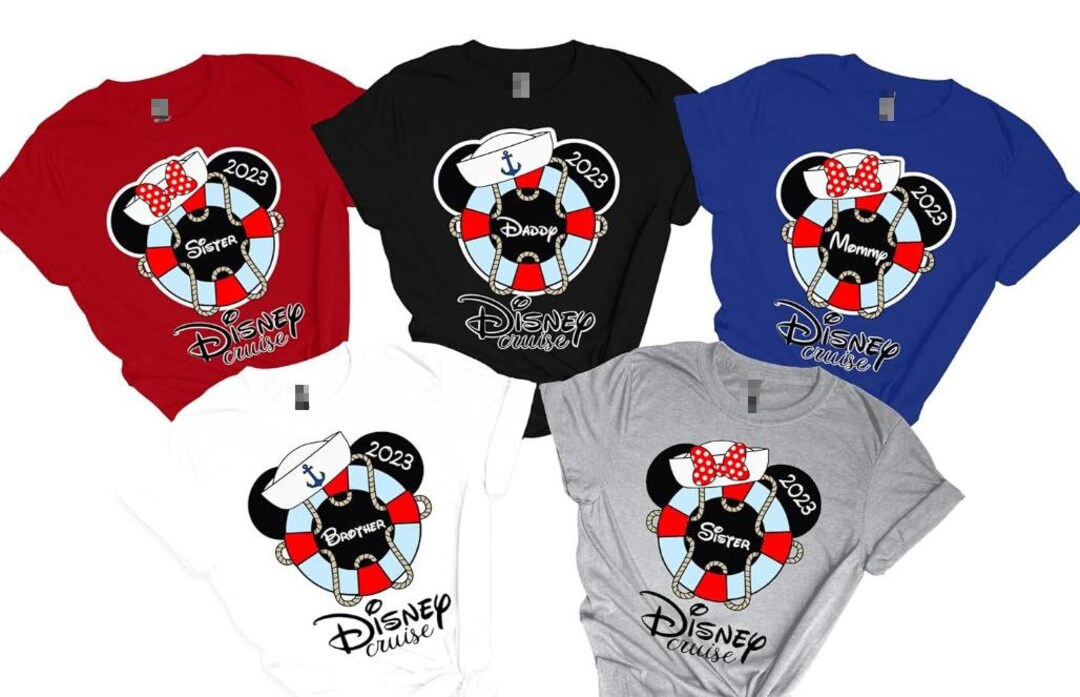 Custom Family 2023 Matching Shirts First Dizney Vacationtrip Dineyland ...
