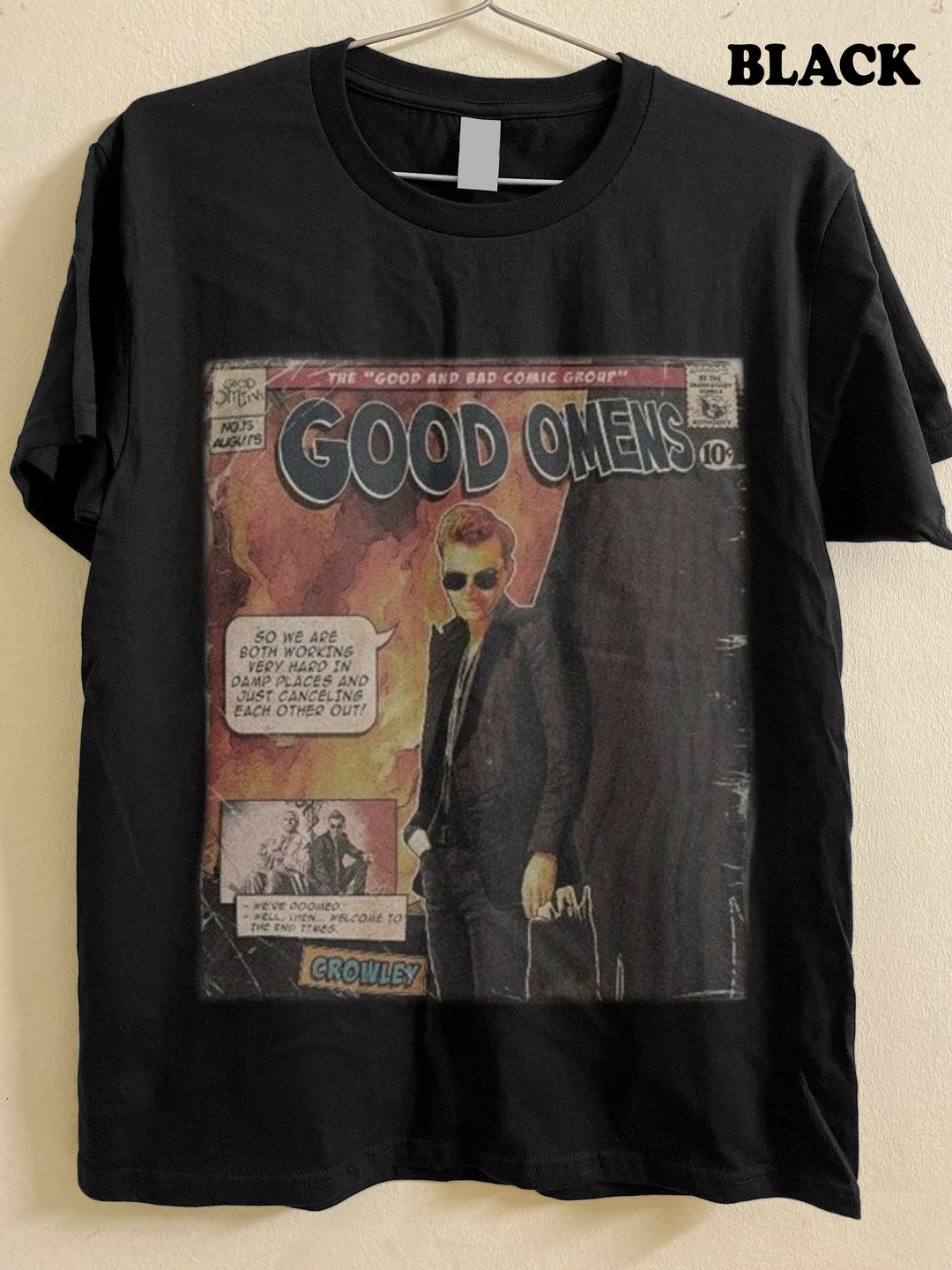 Good 0mens Move Comic Shirt Crowley 90S Vintage Merch Book Art ...