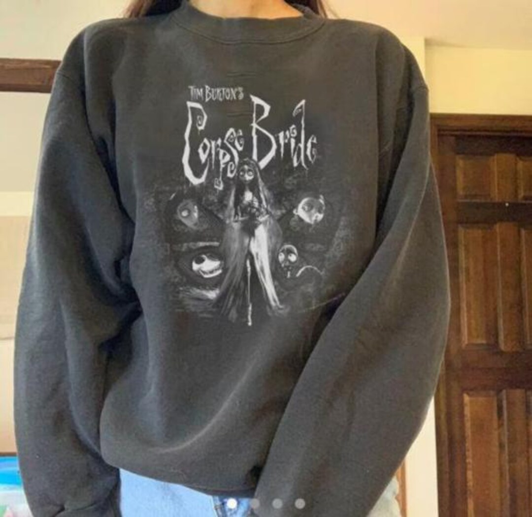 Retro 90S Corpse Bride T-shirt, Vintage Horror Corpse Bride Halloween ...