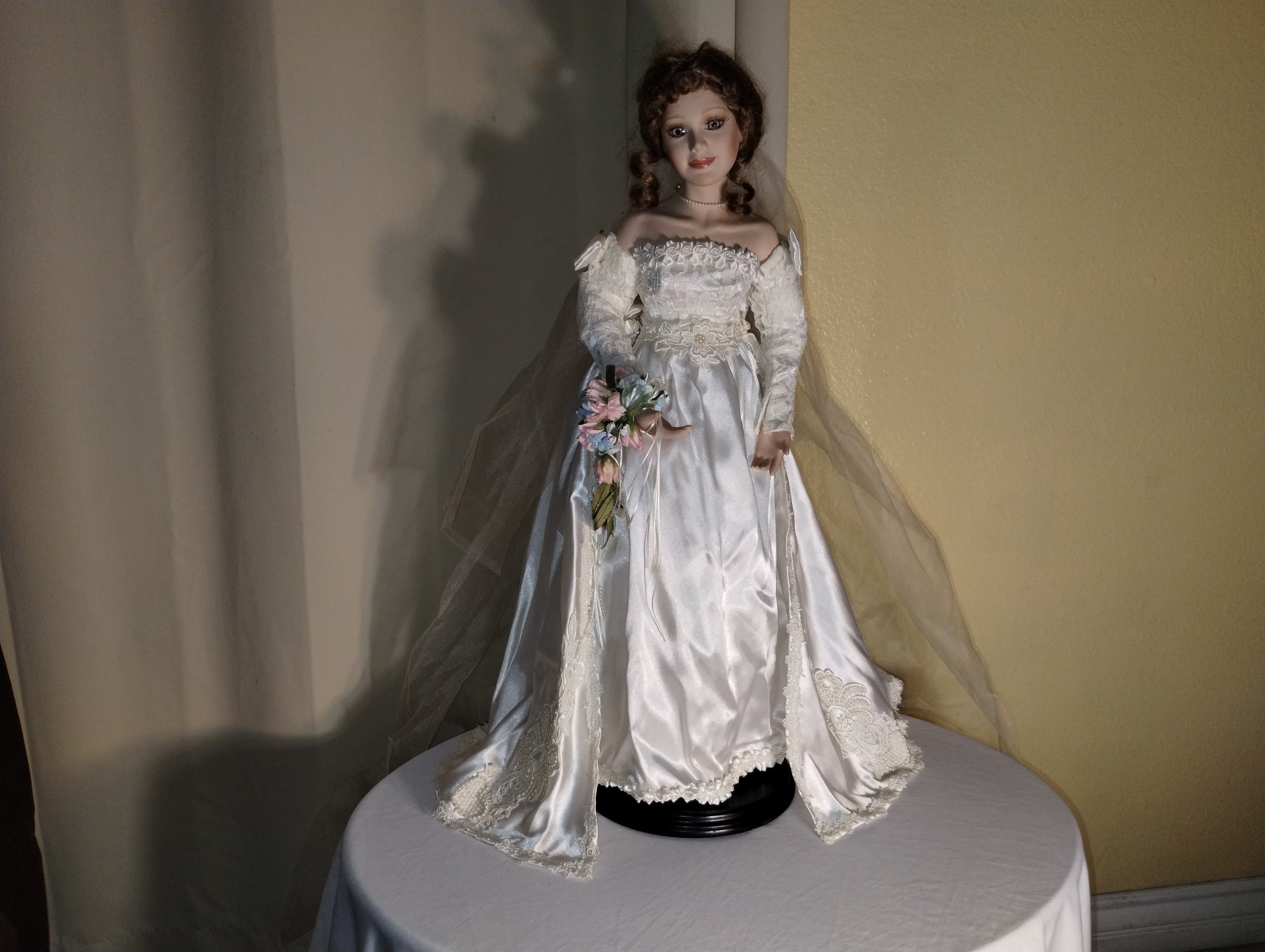 Bridal Porcelain Doll, Bride Doll, Vintage Dolls, Brides Gift, Bridal ...