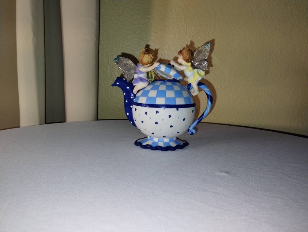 Rare My Little Kitchen Fairies Kitchen Fairy Clock Tea Pot, Rare ...