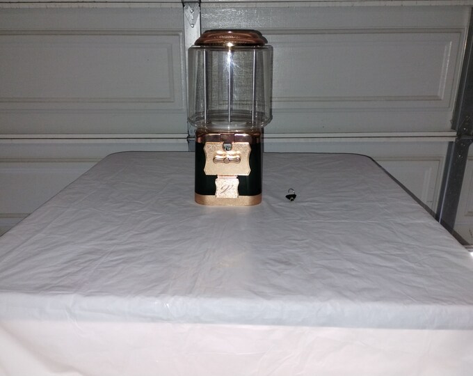 Vintage Toy 'n Joy Penny Gumball Machine Wooden 15 Candy Dispenser ...