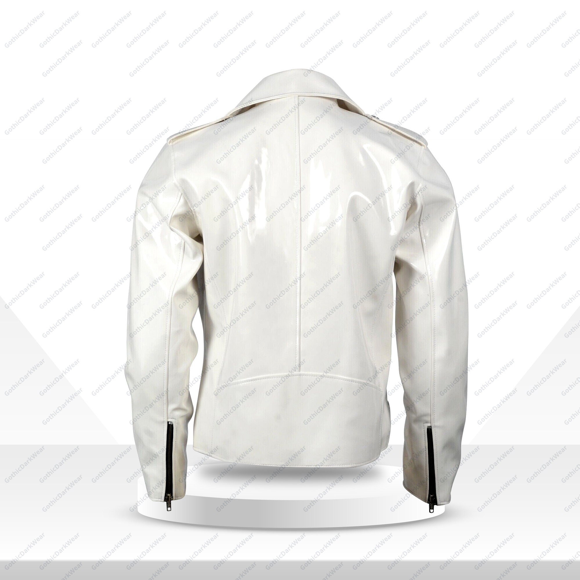 Motorbike Jacket Vinyl PVC Motorcycle Jacket Biker Jacket PCV Fashion ...