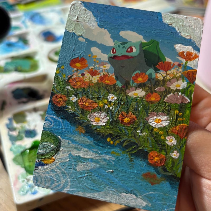 Bulbasaur Full Art Card - Etsy