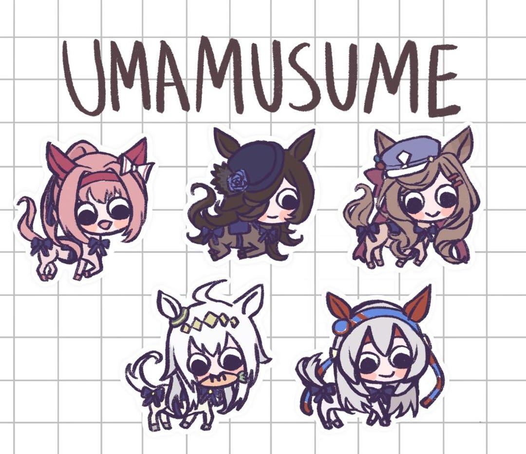 Funny Uma Musume Horse Girl Stickers Vol.2 - Etsy