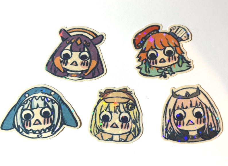 Hololive Myth Sticker - Etsy