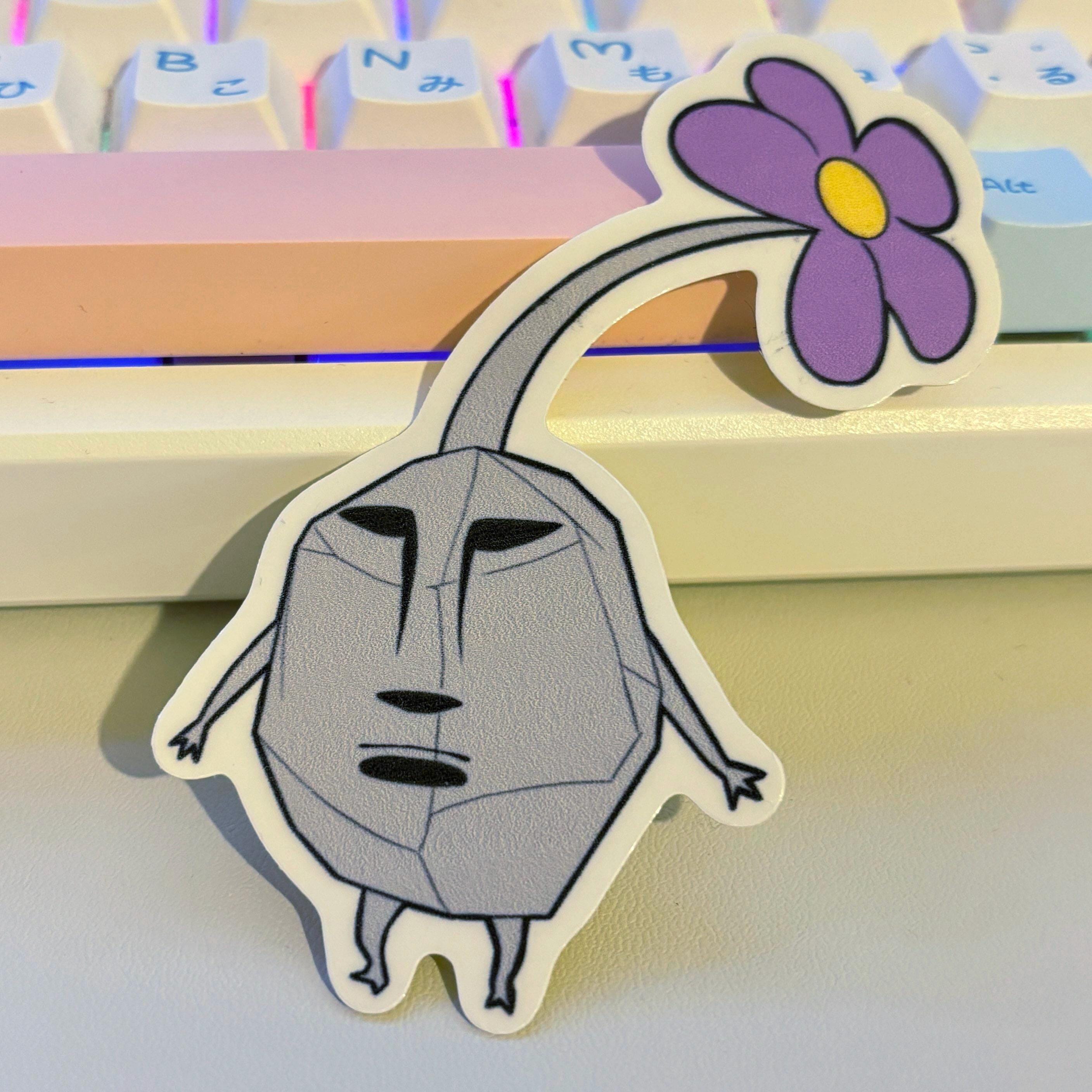 Rock Pikmin Moyai Sticker - Etsy