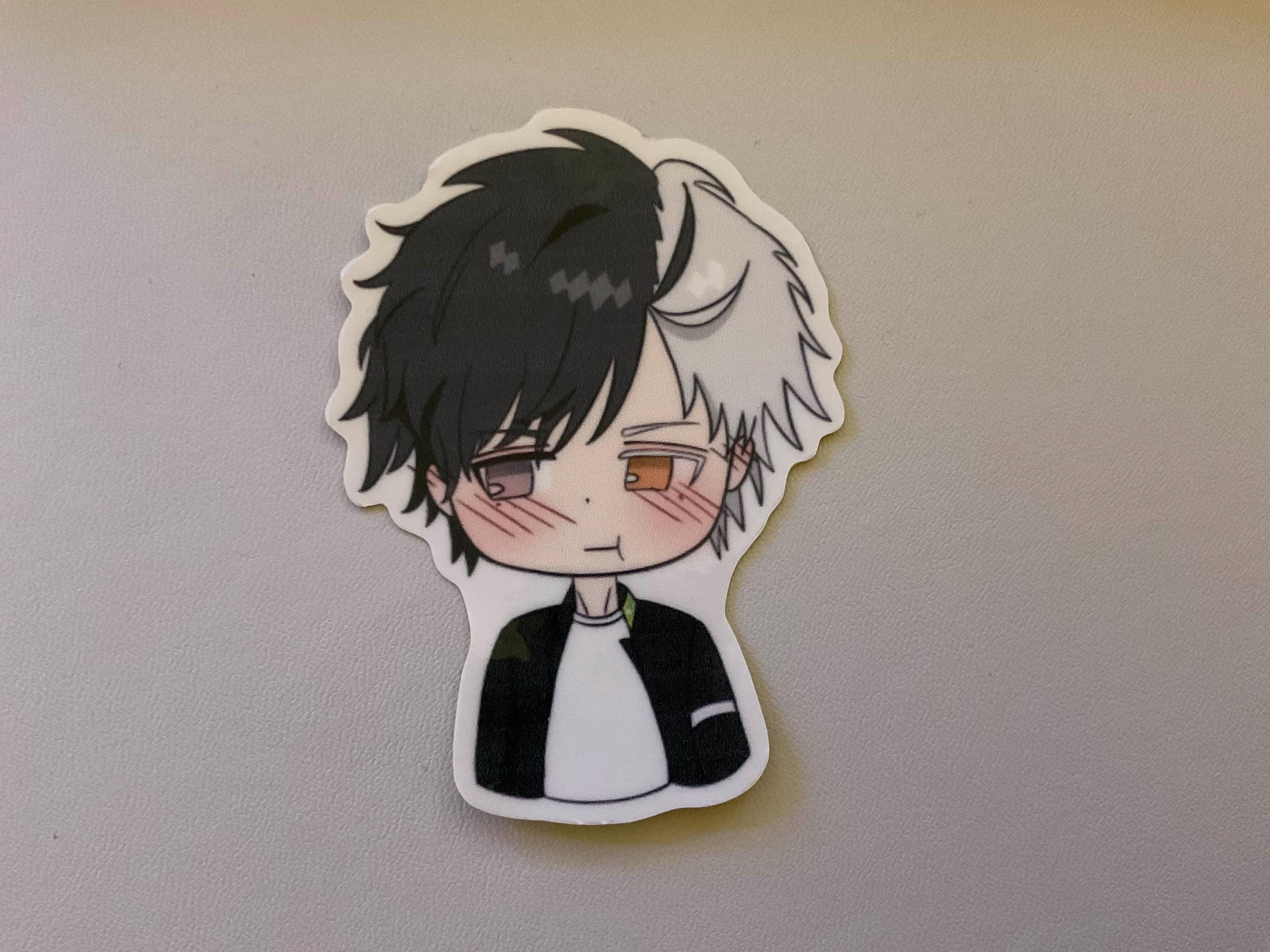 Die-cut Windbreaker Stickers - Sakura and Suo - Etsy