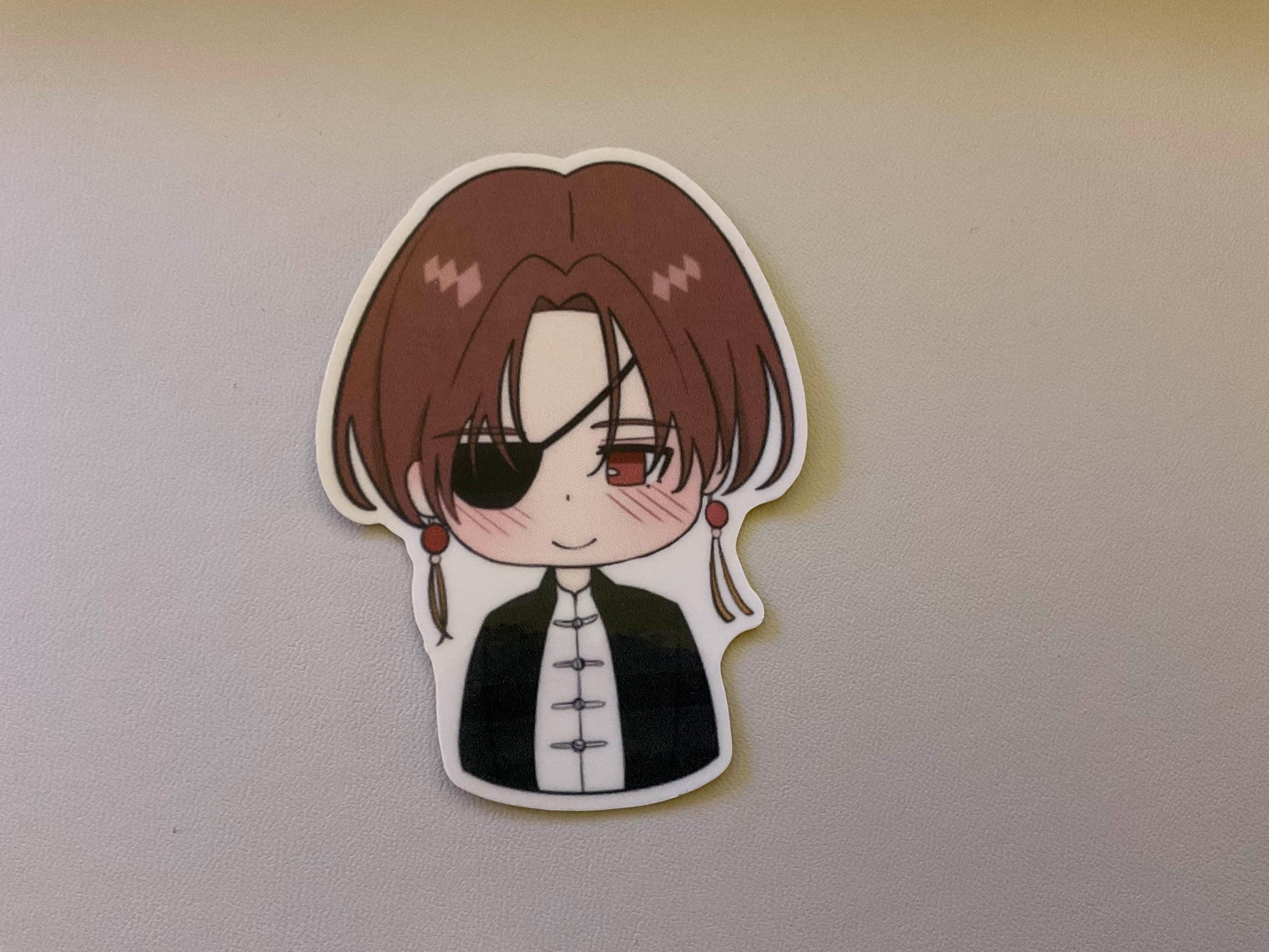 Die-cut Windbreaker Stickers - Sakura and Suo - Etsy