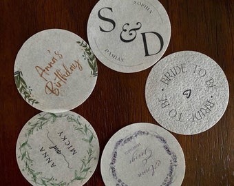 Custom Edible Cocktail Toppers - Etsy