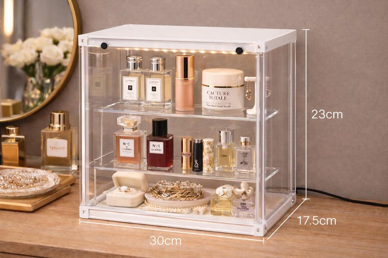 DIY Case KIT Assemble Acrylic Display Organizer 3 Tier Shelf Voice ...