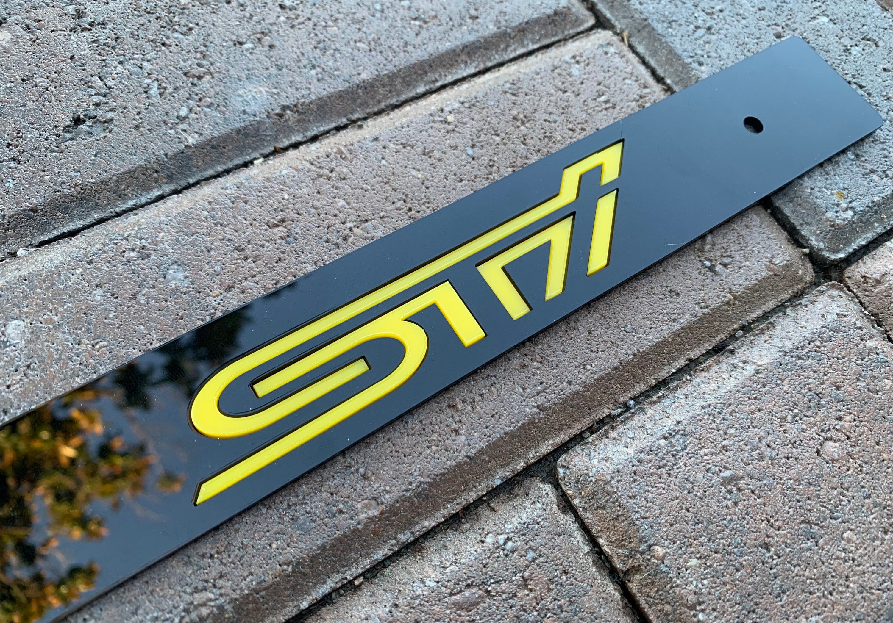 Subaru WRX License Plate Delete12 Laser Engraved STI Cut - Etsy
