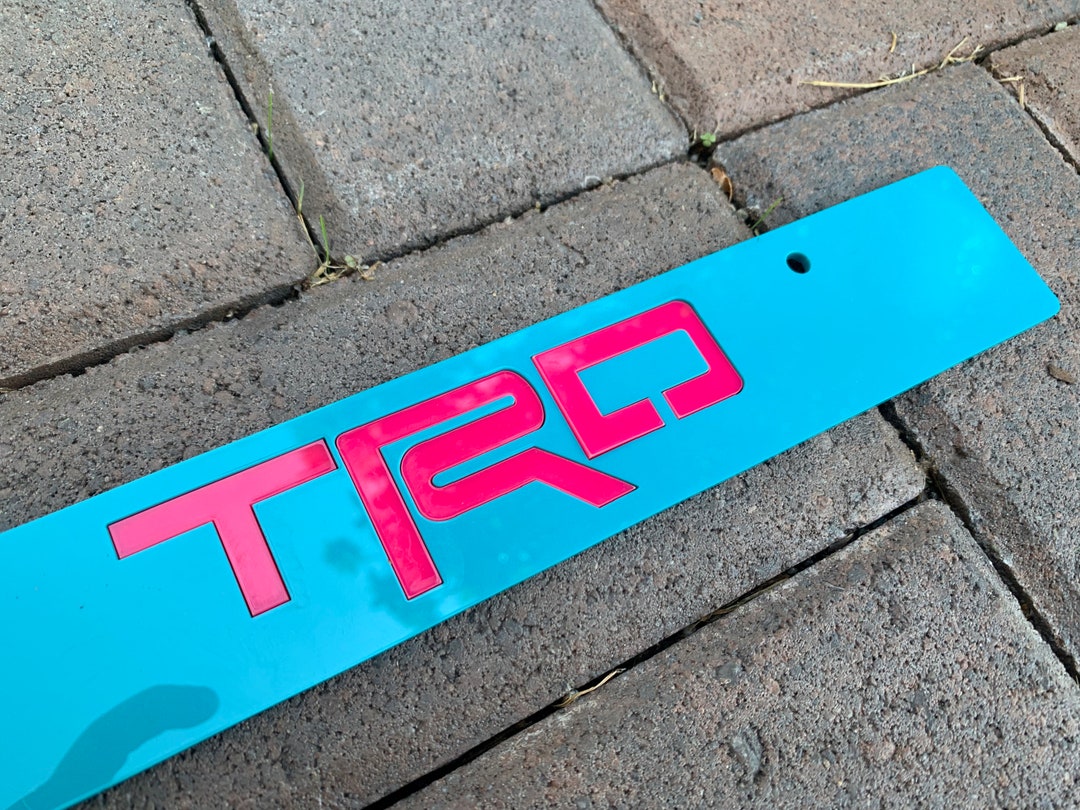 New Accessory for TOYOTA TRD Laser Engraved License Plate Delete 12” in ...