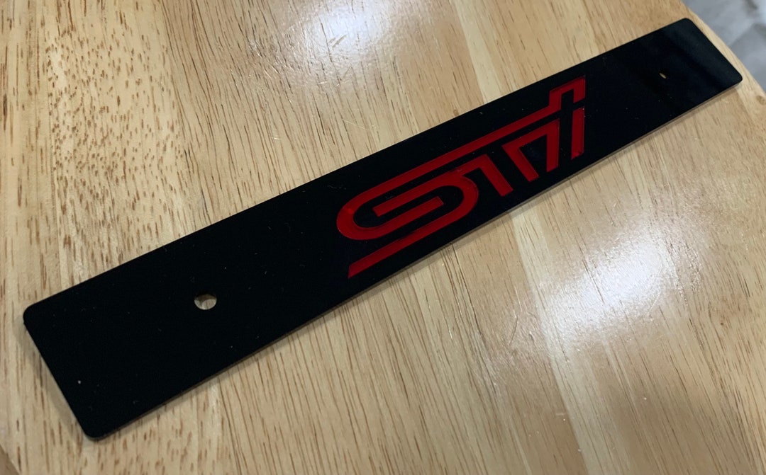 For Subaru WRX License Plate Delete Sti License Plate Delete WRX ...