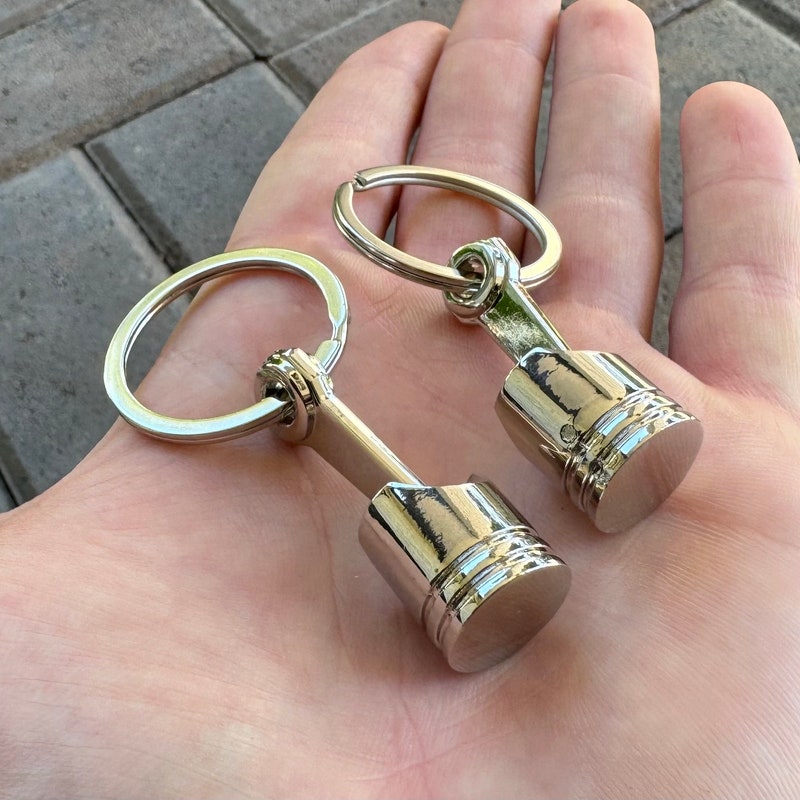 Engine Piston Keychain - Etsy