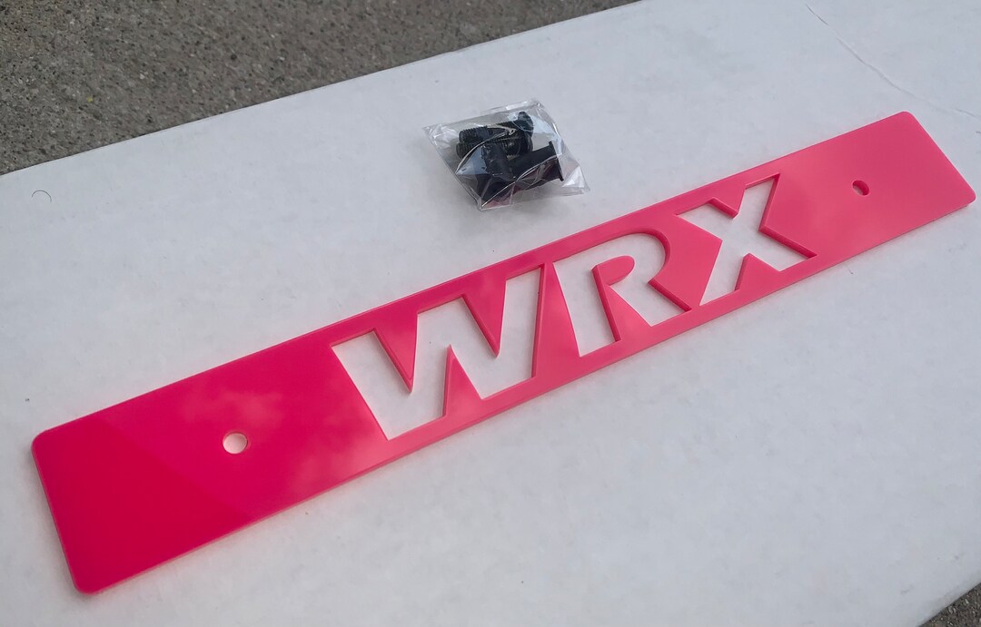 NEW Accessory for Subaru WRX Sti License Plate Delete Subaru STI ...