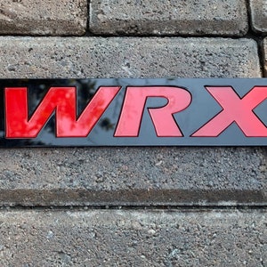 Subaru WRX License Plate Delete12 Laser Engraved STI Cut - Etsy