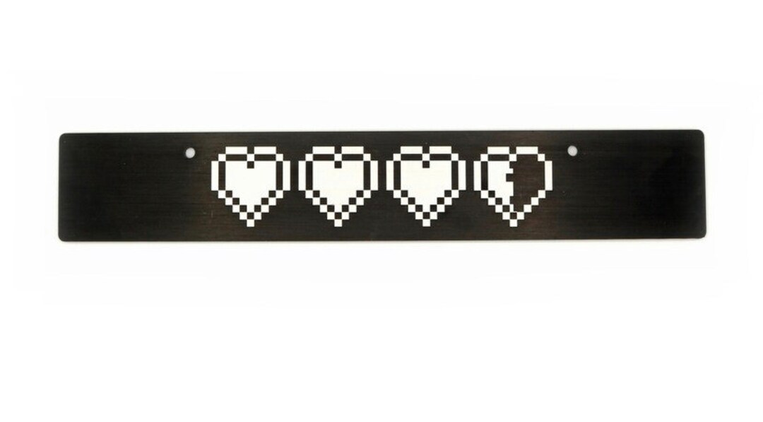 New Accessory for Zelda Hearts Engraved Frost Grey Finish Subaru WRX ...