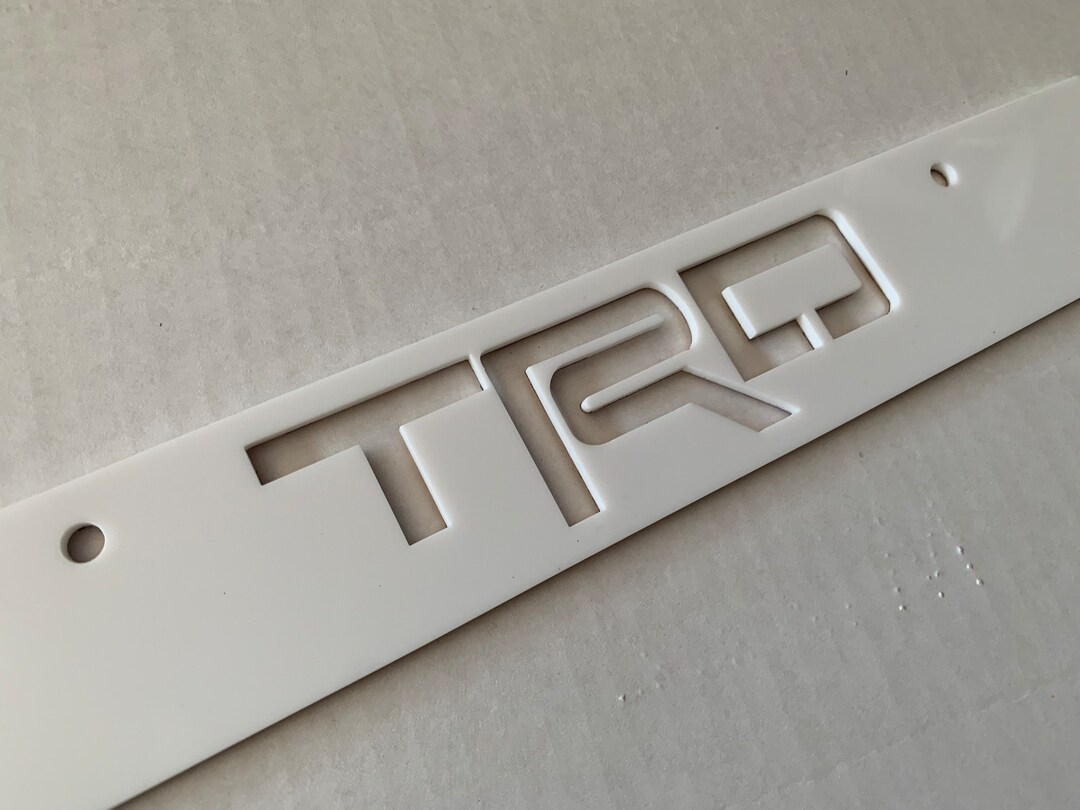 New Accessory for TOYOTA TRD Laser Engraved License Plate Delete 12” in ...