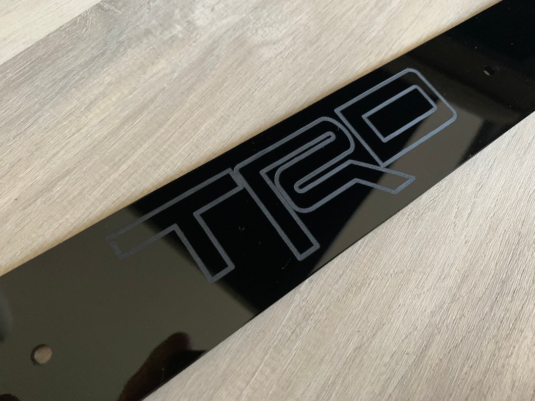 New Accessory for License Plate Delete Toyota “TRD” Engraved US Regular ...