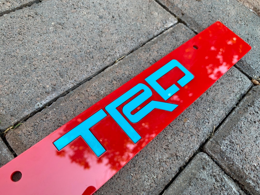 New Accessory for TOYOTA TRD Laser Engraved License Plate Delete 12 in ...