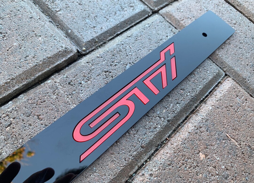 Subaru WRX License Plate Delete12 Laser Engraved STI Cut Fits 2002-2021 ...