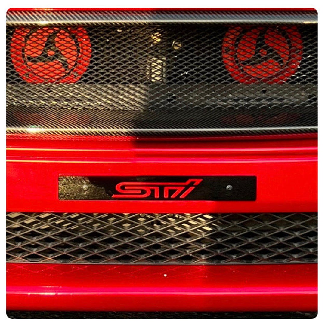 NEW Accessory for Subaru WRX Sti License Plate Delete Subaru STI ...