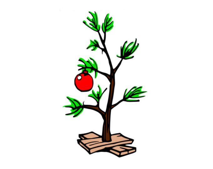 Classic Charlie Brown Peanuts Style Christmas Tree Holidays Svg Funny ...