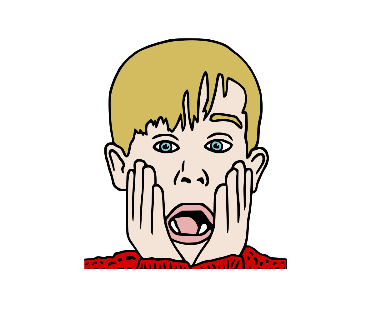 Home Alone Kevin Mccallister Macaulay Culkin Character Style SVG ...