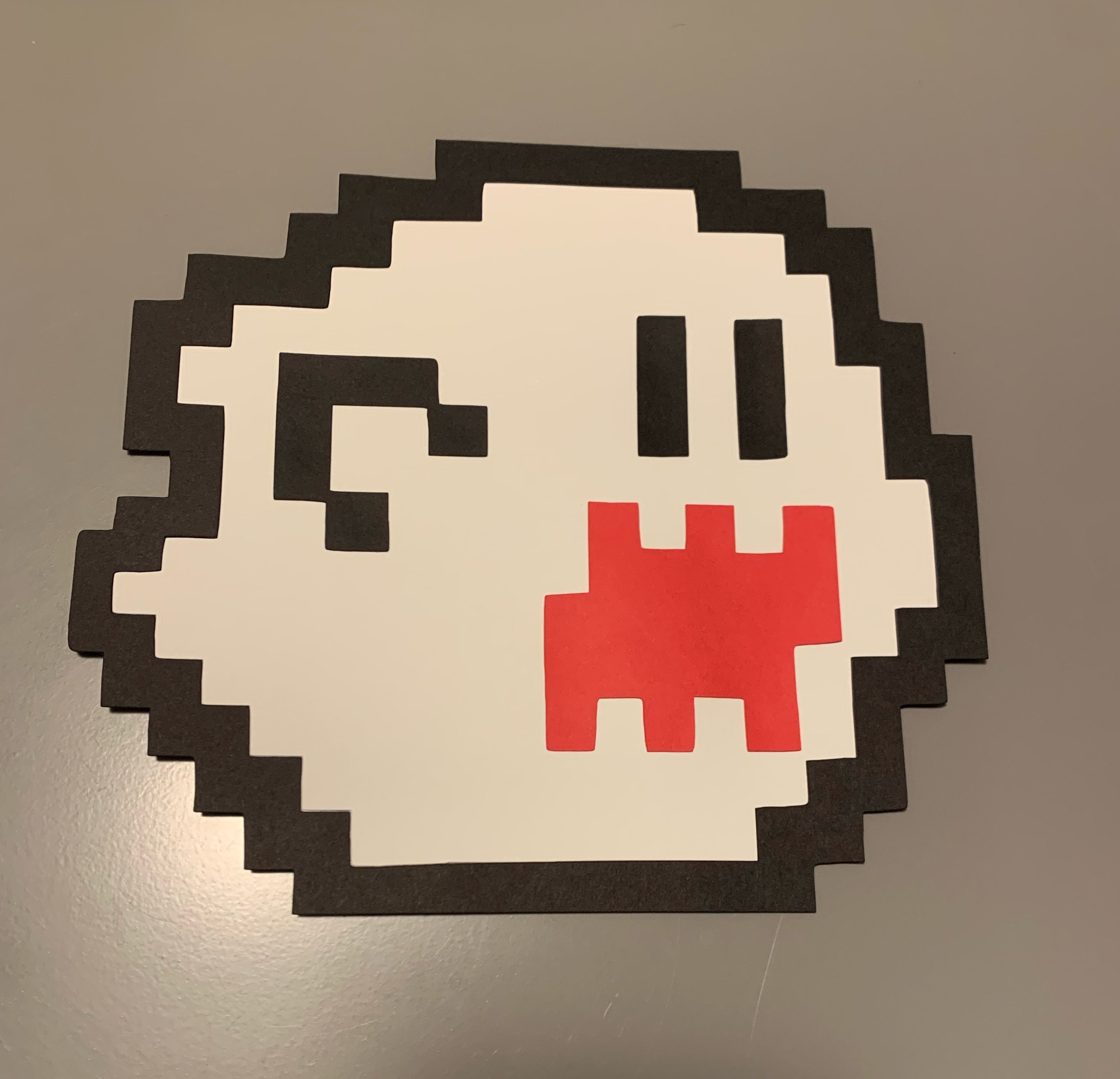 Retro Style Pixelated Ghost SVG File Halloween Decoration Design Nes ...