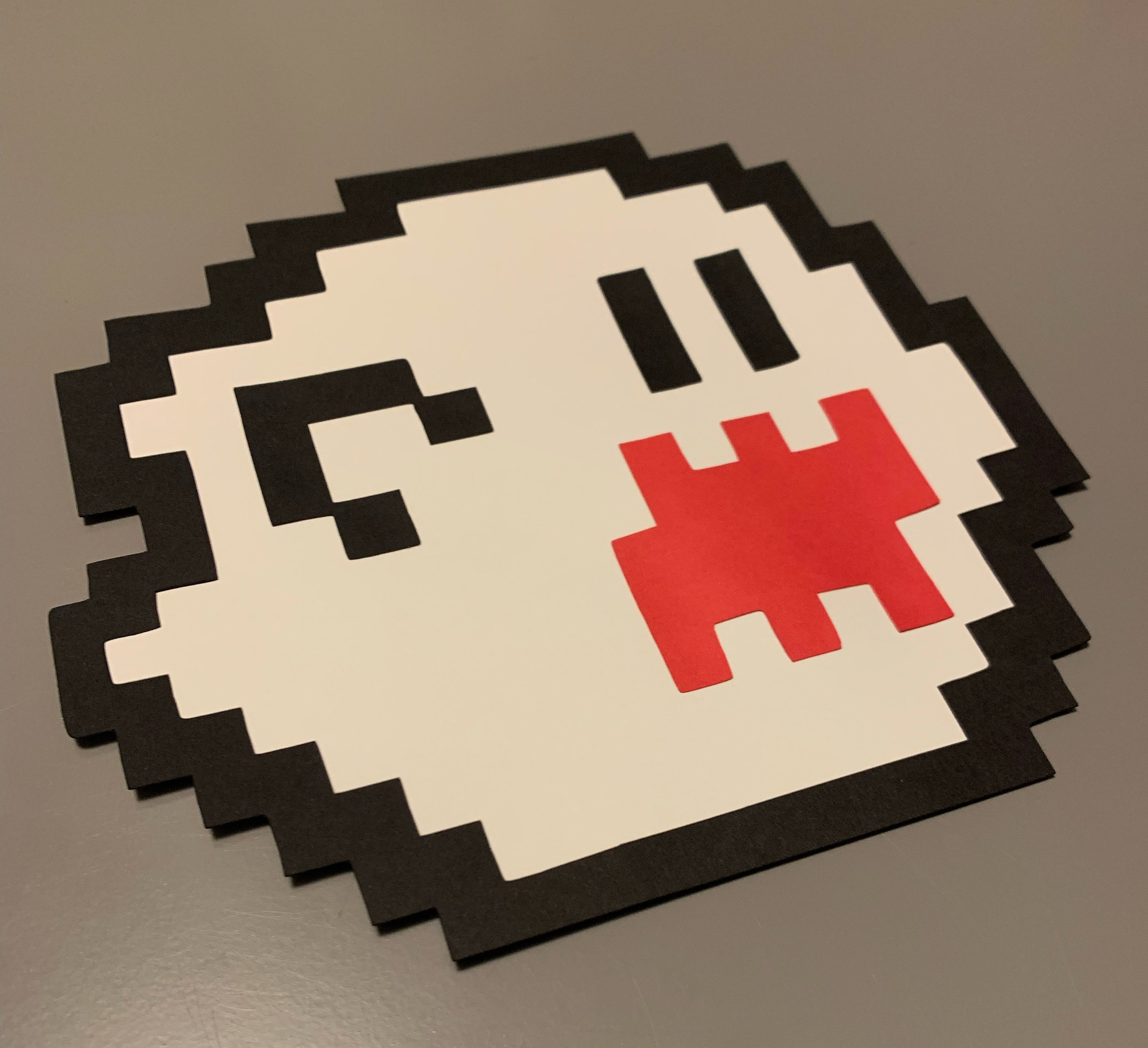 Retro Style Pixelated Ghost SVG File Halloween Decoration Design Nes ...