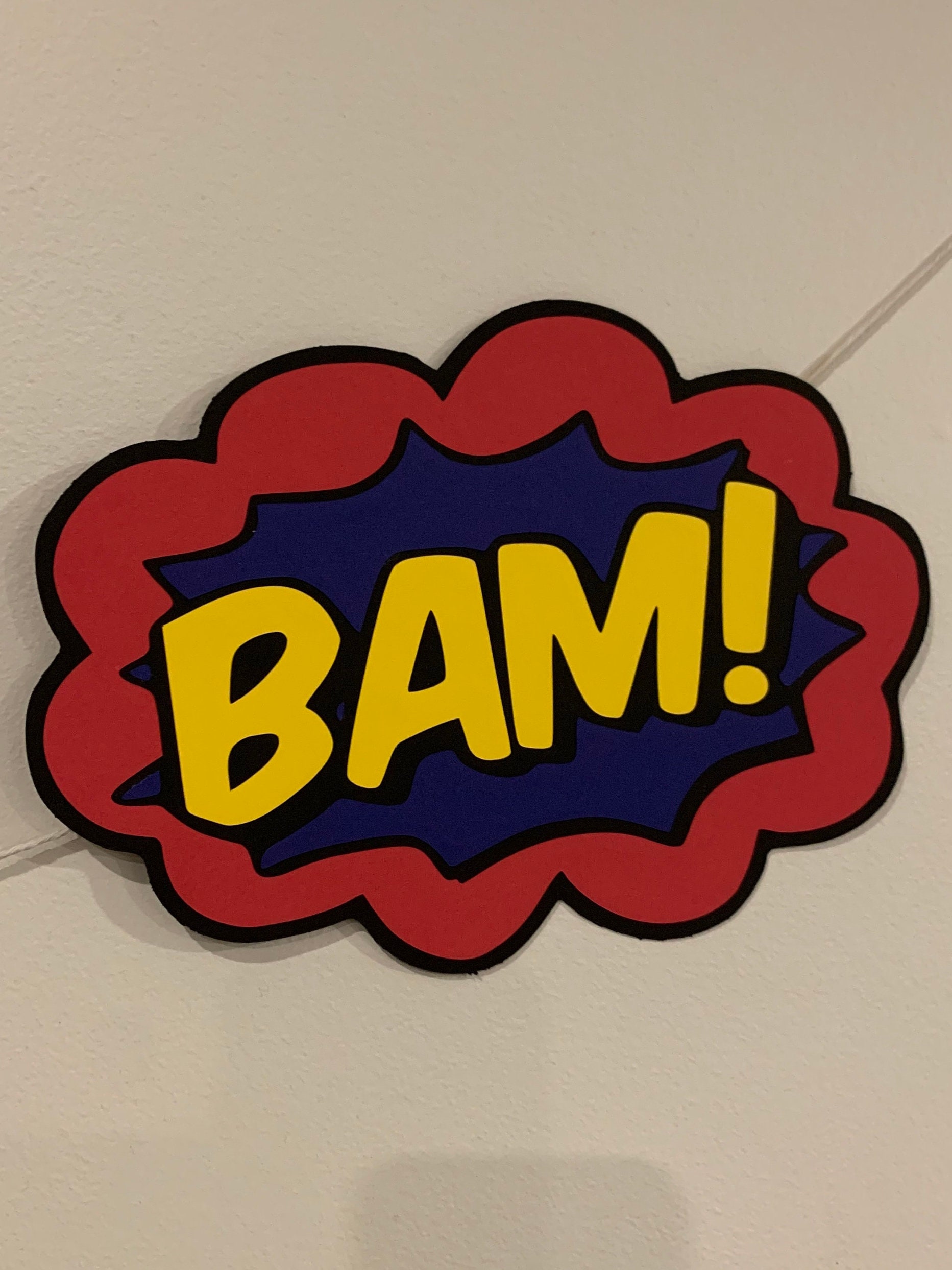 Superhero Comic Word Bubble Sound Effects for Birthday Party Pop Art ...