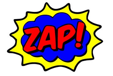 Superhero Comic Word Bubble Sound Effects for Birthday Party Pop Art ...