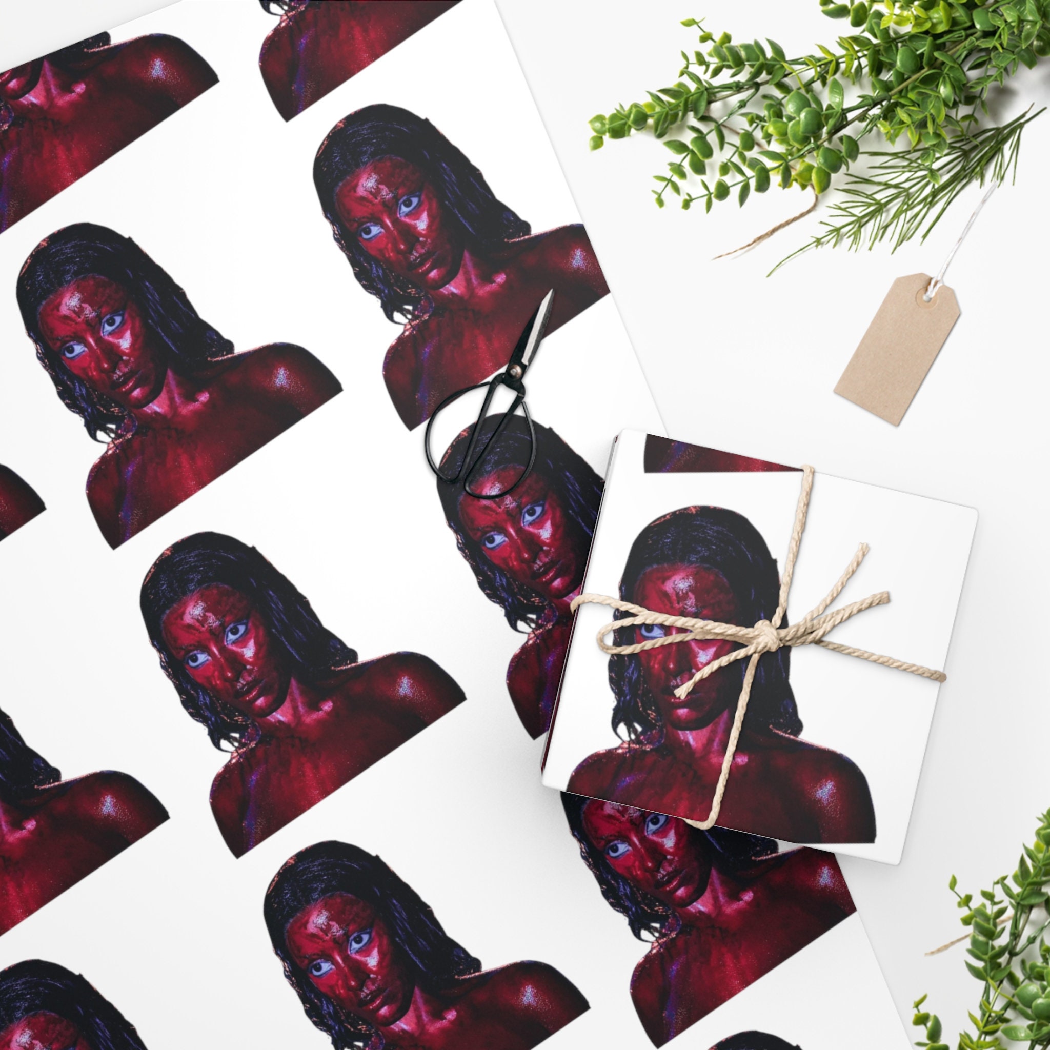 Doja Cat Wrapping Paper Doja Cat Demon Doja Cat Scarlet - Etsy
