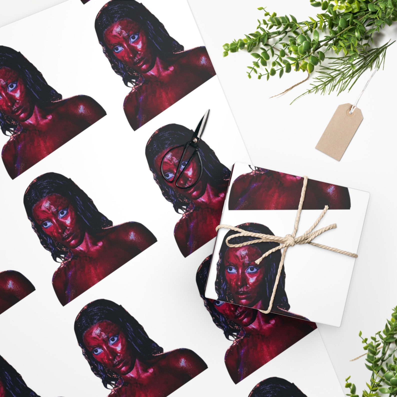 Doja Cat Wrapping Paper Doja Cat Demon Doja Cat Scarlet - Etsy