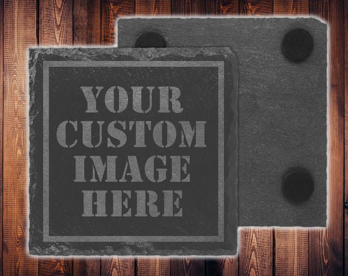 Personalized Slate Coasters, Engraved Custom Slate Coasters - Etsy